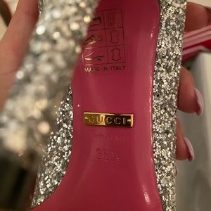 Gucci | Shoes | New In Box Authentic Gucci Glitter Heels 65 | Poshmark